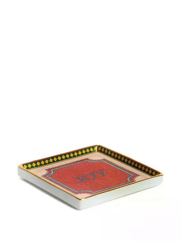 La DoubleJ Mini Porcelain Tray - Red