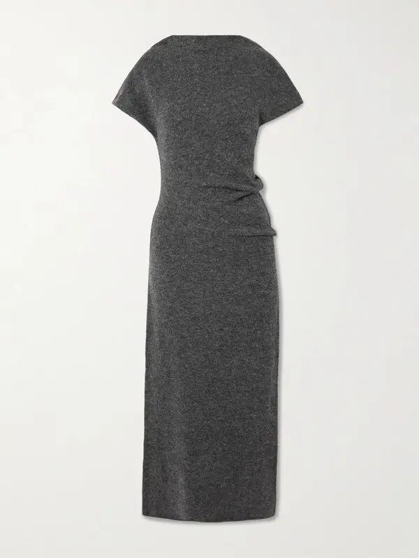 Proenza Schouler Abie Knitted Maxi Dress - Gray
