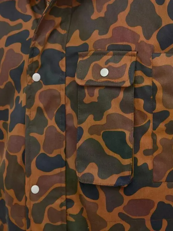 LES DEUX Camouflage Padded Coat