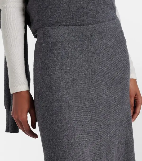LISA YANG Torie Knitted Cashmere Maxi Skirt