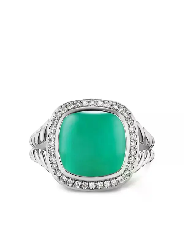 David Yurman Sterling Albion Diamond Ring