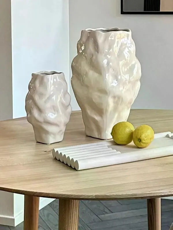 101 COPENHAGEN Medium Katachi High-glaze Vase - Neutrals