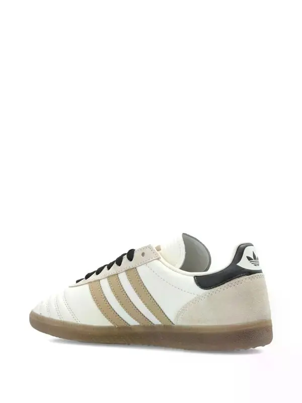 Adidas Samba Stripes Leather Sneakers - Neutrals
