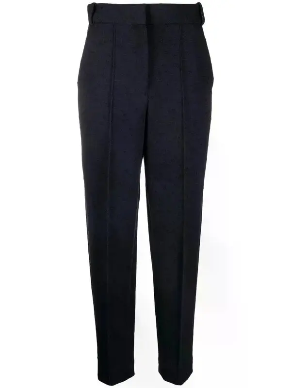 Tory Burch High-waist Tailored Wool Blend Trousers