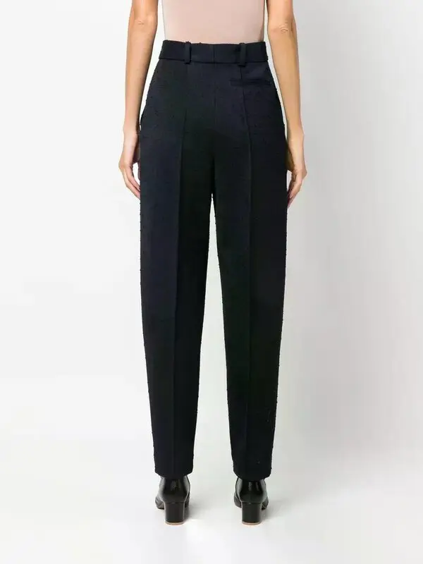 Tory Burch High-waist Tailored Wool Blend Trousers