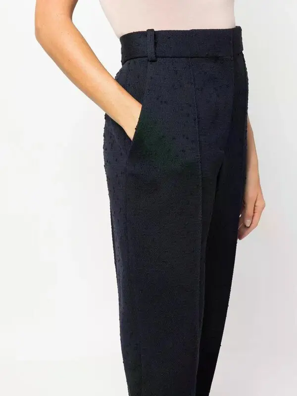 Tory Burch High-waist Tailored Wool Blend Trousers