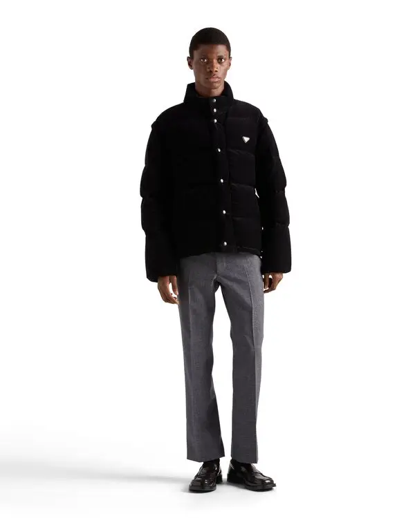 Prada Medium-weight Corduroy Down Jacket