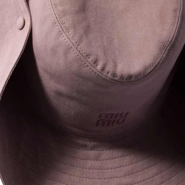 Miu Miu Gabardine Cowboy Hat - Raspberry