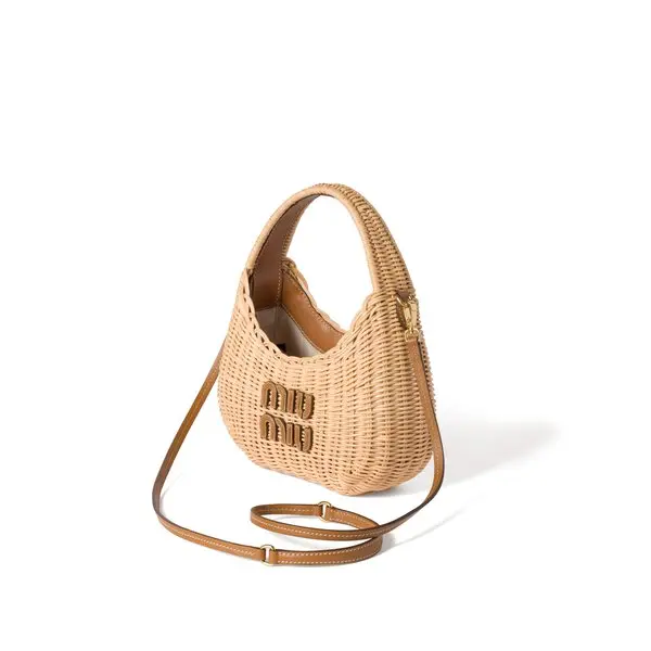 Miu Miu Wander Wicker Handbag
