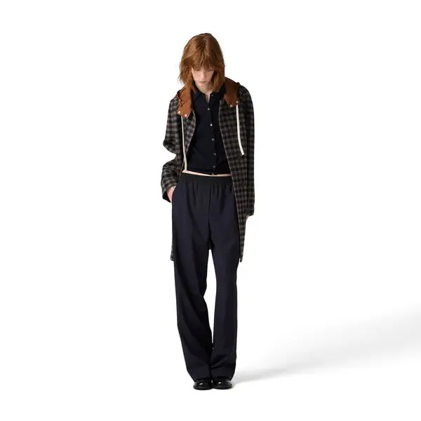 Miu Miu Oversized Wool Trousers