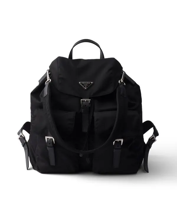 Prada Re-nylon Backpack - Black