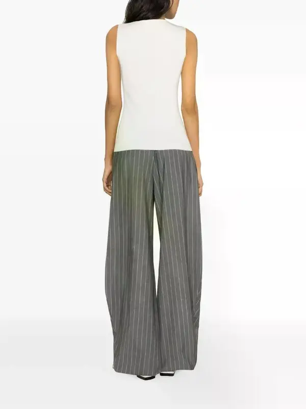 JOSEPH Knitted Stretch-silk Sleeveless Top