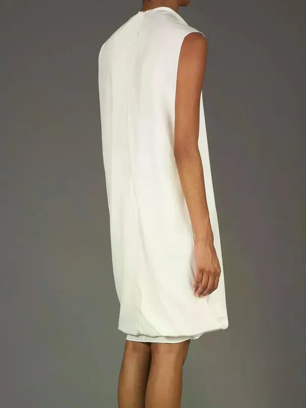 Maison Rabih Kayrouz Pleated Sleeveless Dress - Ecru