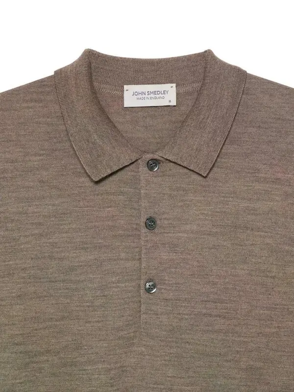 John Smedley Long-sleeved Polo Shirt