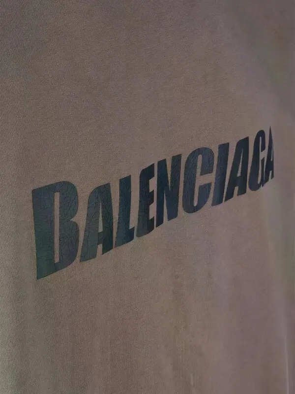 Balenciaga Logo-print Cotton Hoodie
