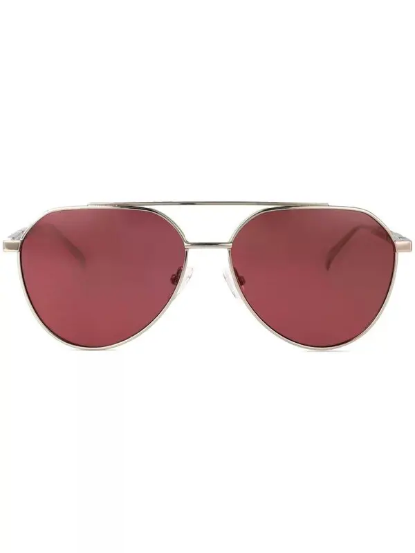 Alexander McQueen Aviator Sunglasses - Silver