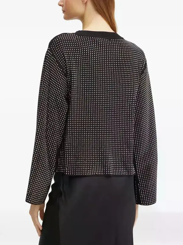 Karl Lagerfeld Embellished Long-sleeve Sweater