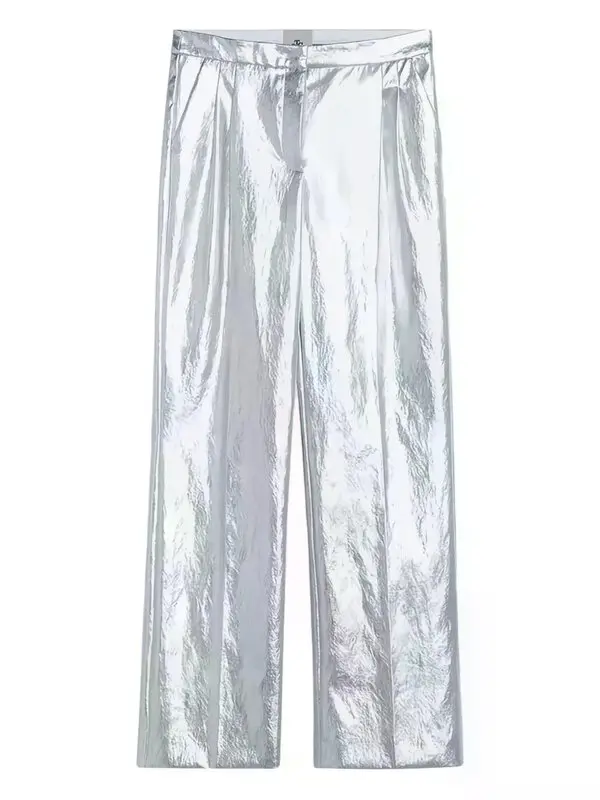 THE GARMENT Andy Wide-leg Trousers - Silver