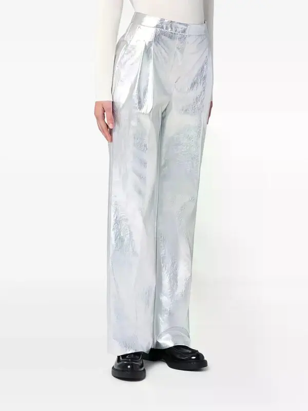 THE GARMENT Andy Wide-leg Trousers - Silver