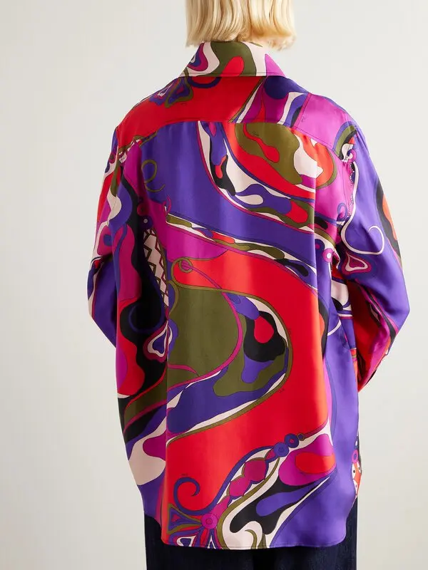 Emilio Pucci Printed Silk Shirt