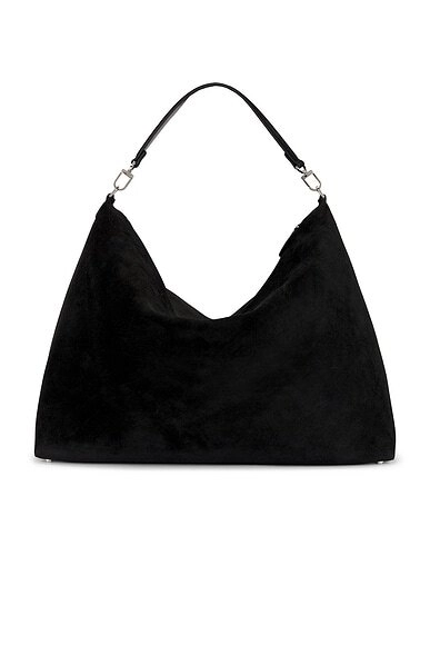 TOTEME Suede Scoop Tote Bag - Black