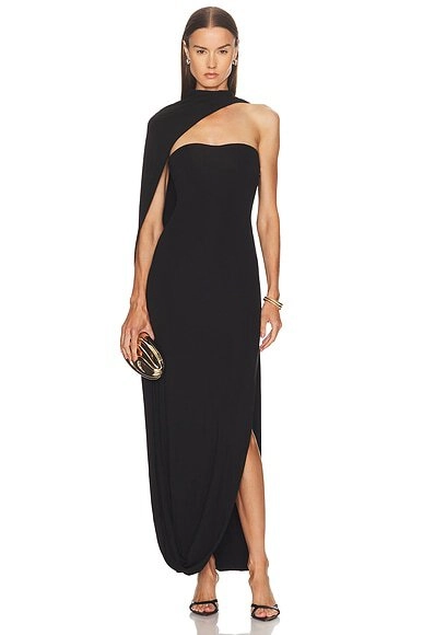 Cult Gaia One-shoulder Draped Maxi Dress