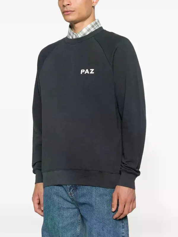 LA PAZ Raglan-sleeve Crewneck Sweatshirt