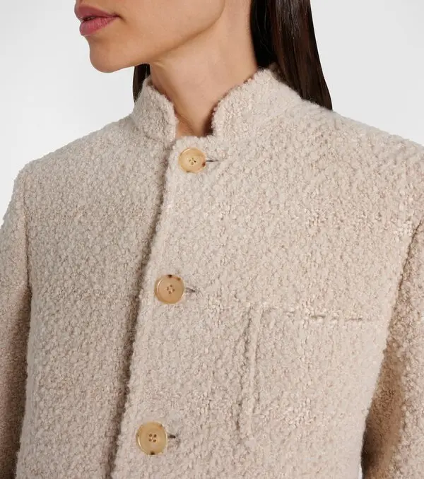 Loro Piana Spagna Mini Sb Boucle Wool-blend Jacket