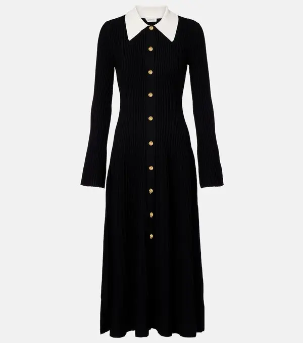 Simkhai Philippa Ribbed Shirt Dress