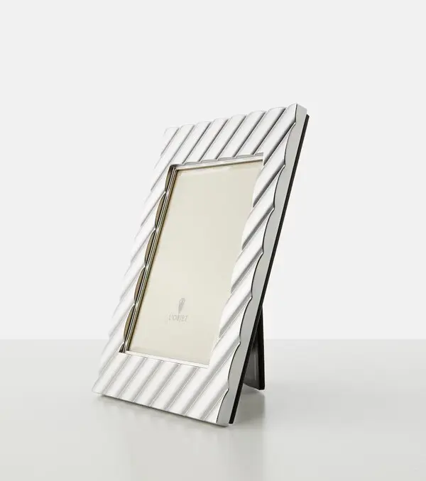 L'Objet Maxime Platinum-plated Picture Frame - Silver