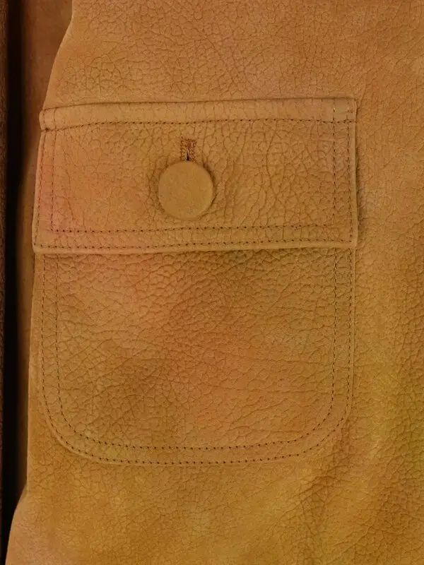 Plan C Shearling-collar Pocket Jacket