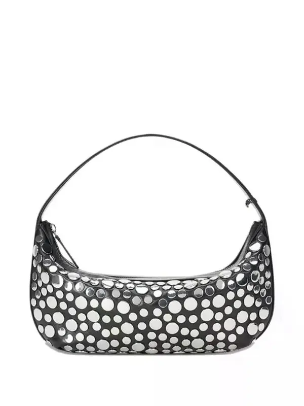 Staud Demy Studded Shoulder Bag - Black