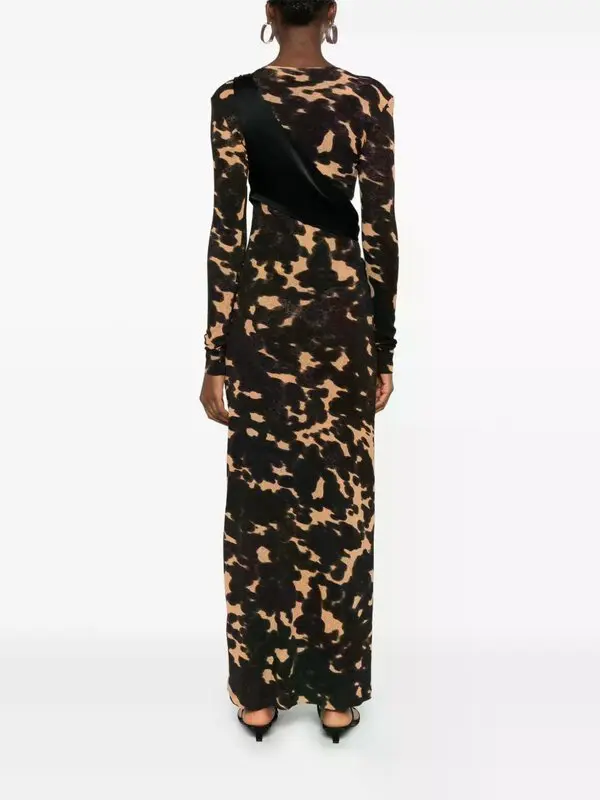 Nanushka Long-sleeved Tie-waist Maxi Dress