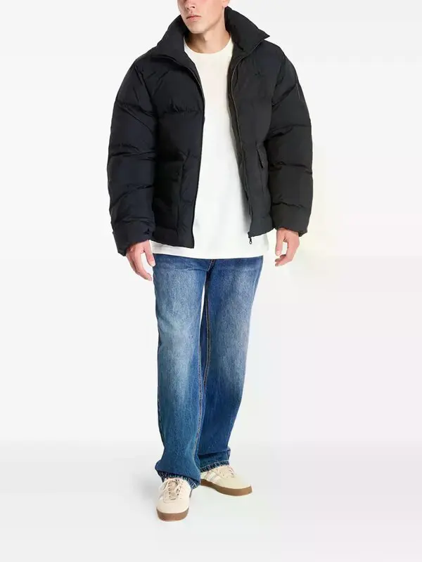 Adidas Puffer Jacket With Zip Fastening And Logo Detail