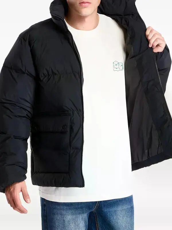 Adidas Puffer Jacket With Zip Fastening And Logo Detail