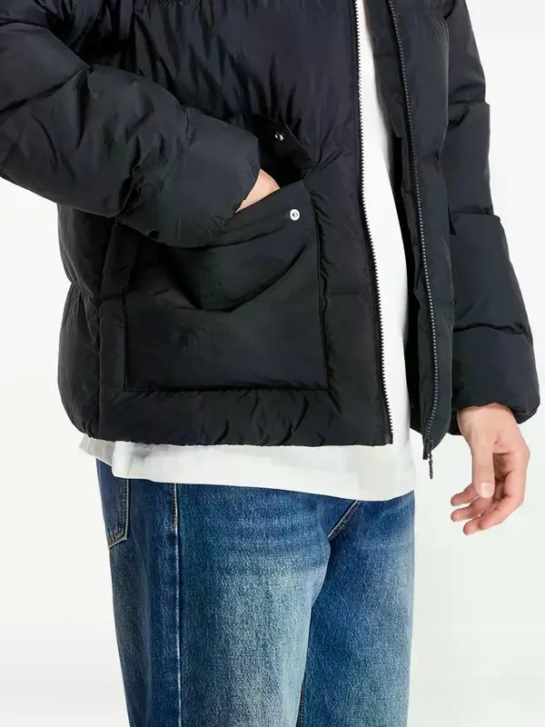 Adidas Puffer Jacket With Zip Fastening And Logo Detail