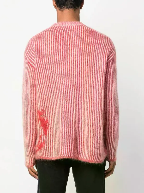 DIESEL® Abstract Knit Ribbed Jumper