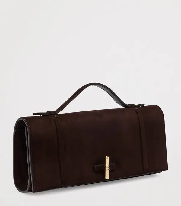 MALONE SOULIERS Suede May Clutch Bag