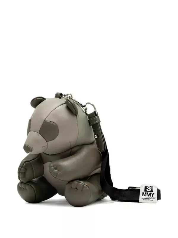 Mihara Yasuhiro Mini Panda Shoulder Bag - Grey