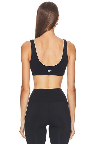SET ACTIVE Breathe 1.0 Contrast Wrap Bra