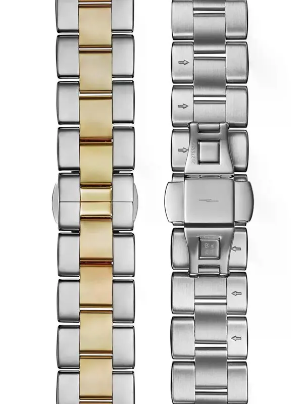 Shinola Stainless Steel Two Tone Mother-of-pearl Dial Watch