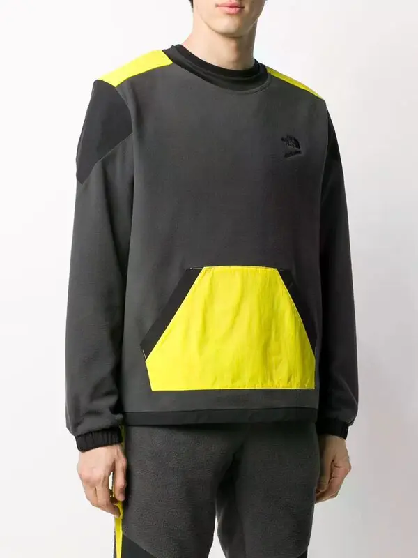 The North Face Contrast Panel Sweatshirt - Grey