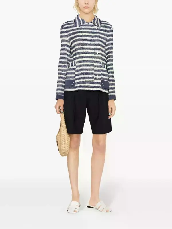 FAY Lobster-claw Bouclé Tweed Jacket