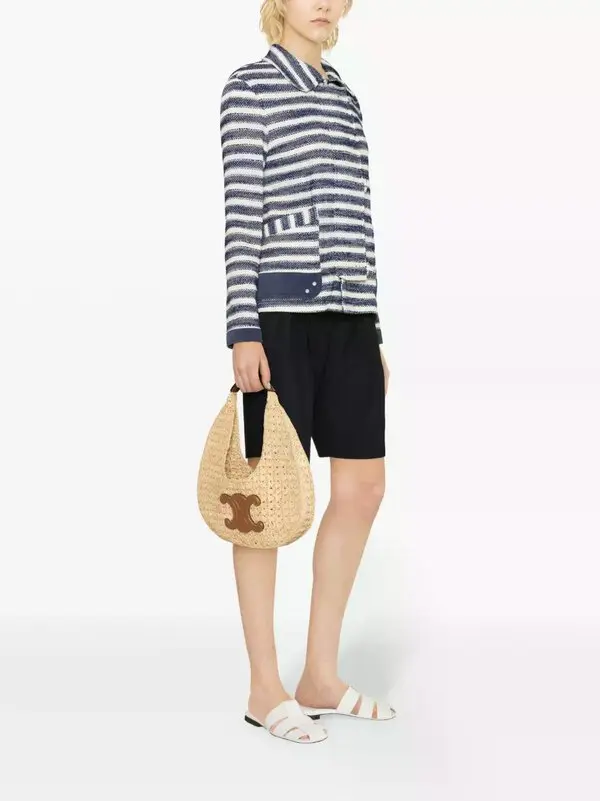 FAY Lobster-claw Bouclé Tweed Jacket