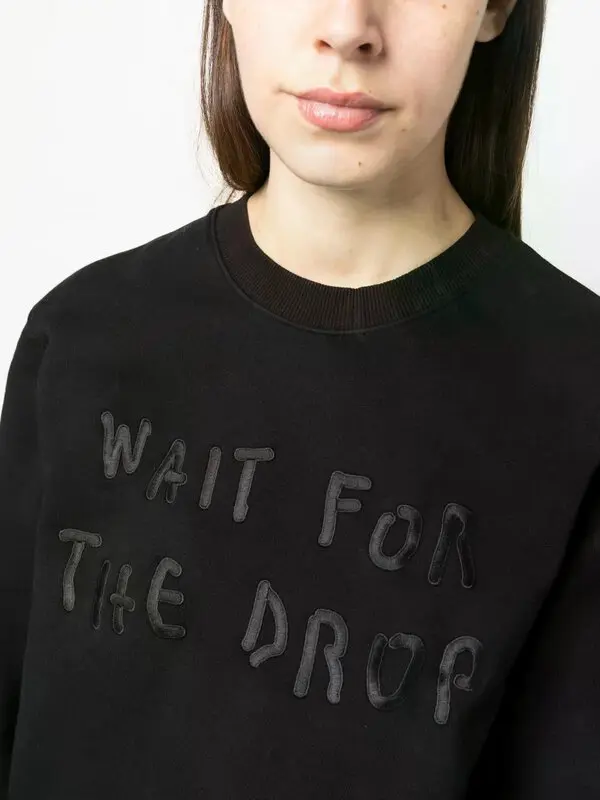 DRHOPE Embroidered Cotton Sweatshirt