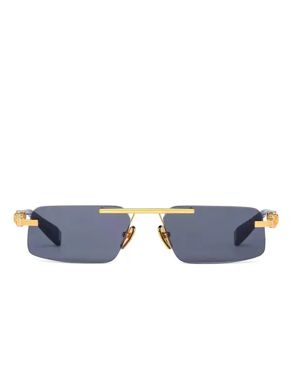 Balmain Geometric Frame Sunglasses