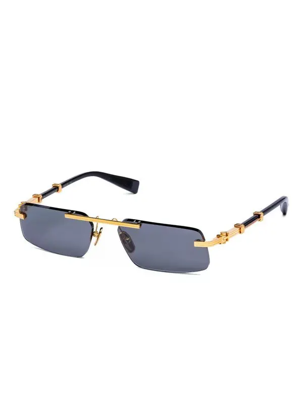 Balmain Geometric Frame Sunglasses