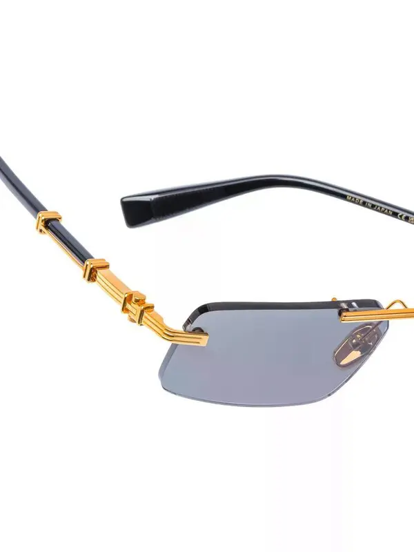 Balmain Geometric Frame Sunglasses