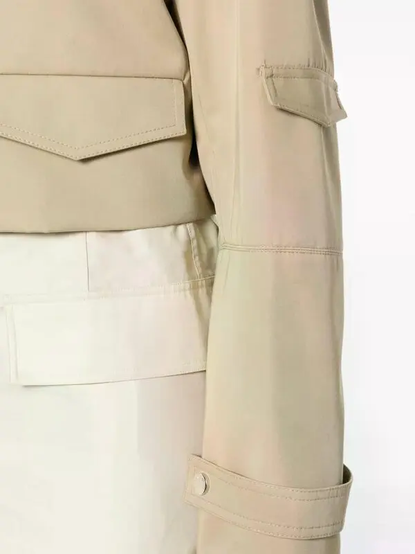 Nanushka Bracha Cropped Shirt Jacket