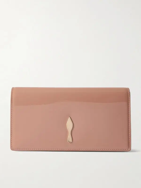CHRISTIAN LOUBOUTIN Bettina Patent-leather Clutch - Pink